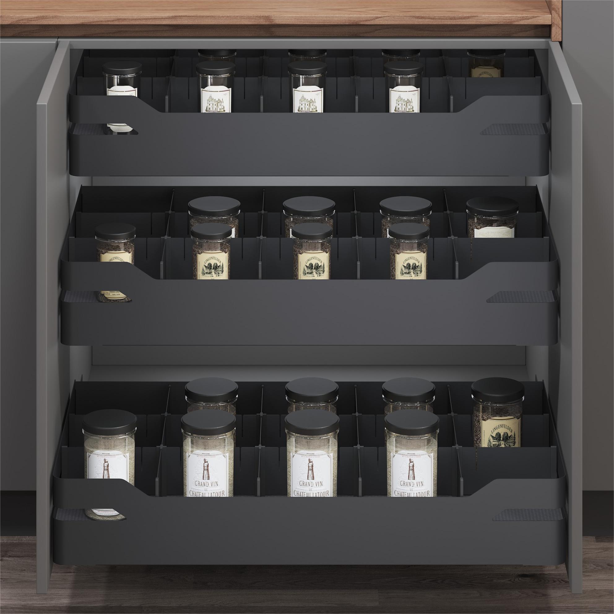 Steel Kitchen Cabinet Pull Out Basket with Divider from China ...